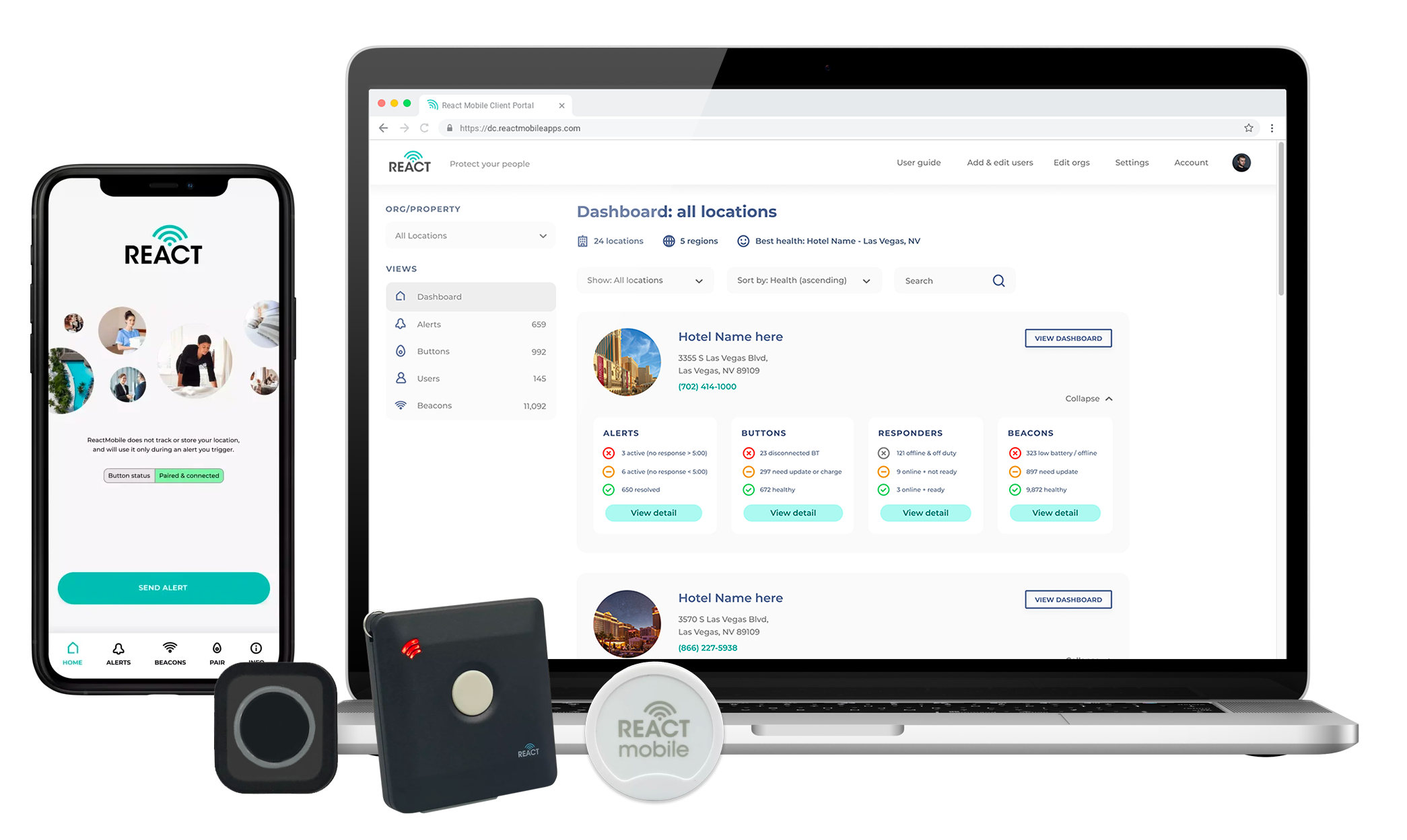 Panic Button Apps And Devices For The Workplace React Mobile